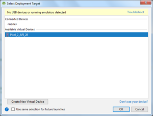 Android Studio : Run Project on Virtual Device - CodeSteps